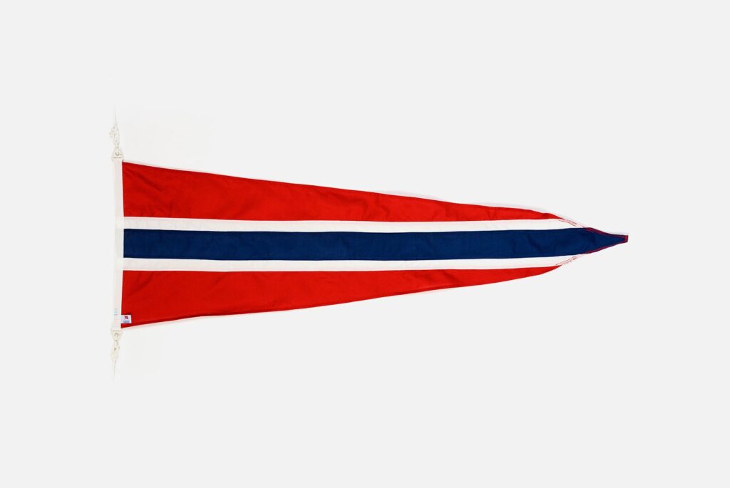 Norsk vimpel i beste kvalitet - Flaggstangspesialisten